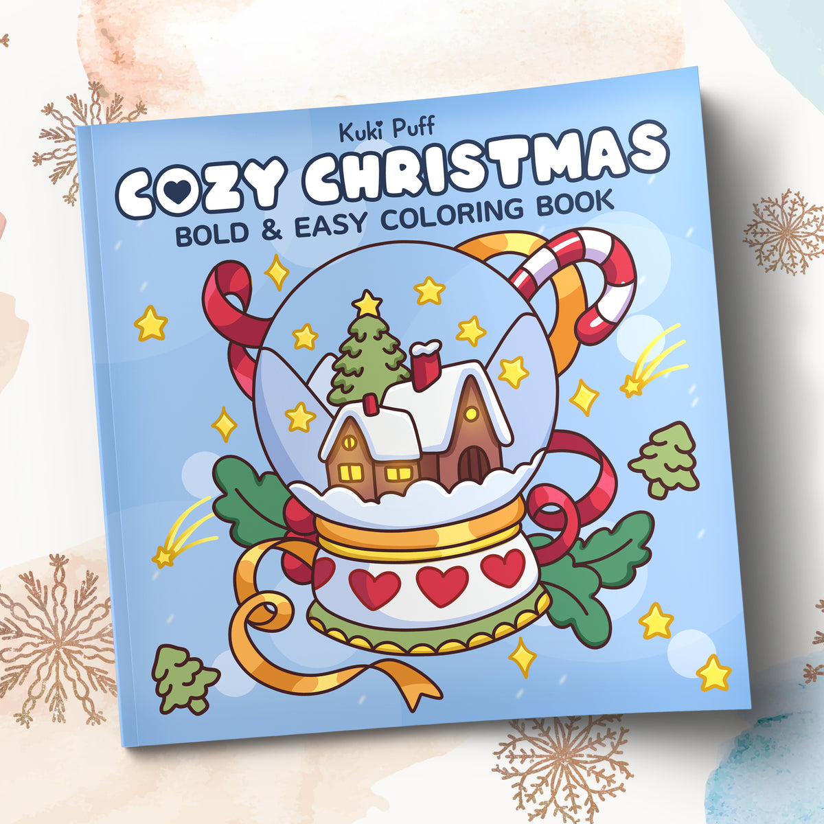 Cozy Christmas Coloring Book by Kuki Puff – Kuki Puff Coloring Books