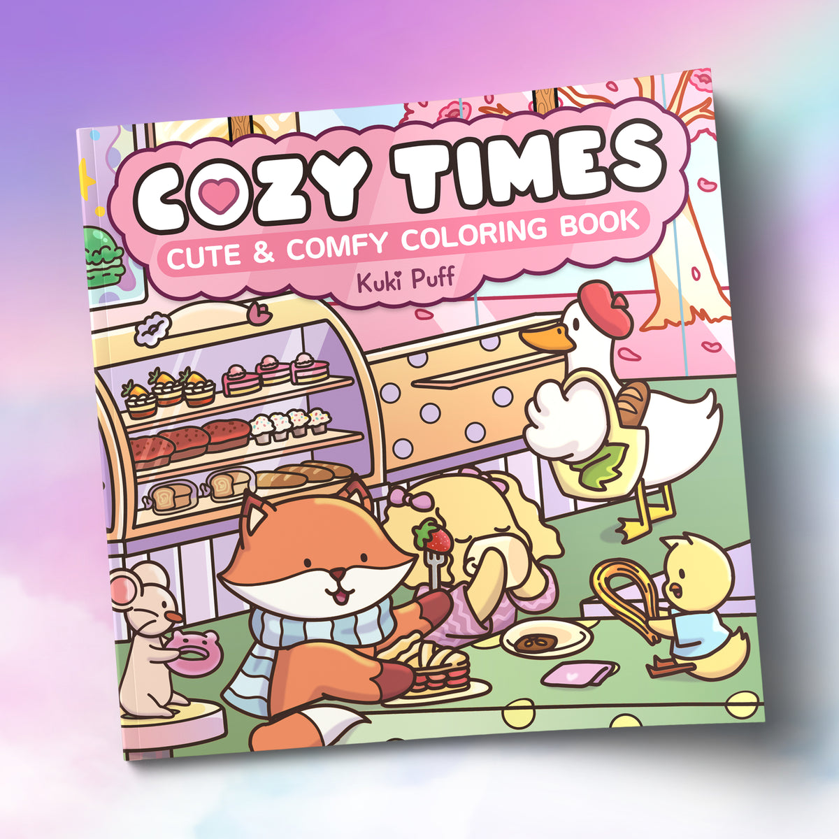 Cozy Times Coloring Book by Kuki Puff – Kuki Puff Coloring Books