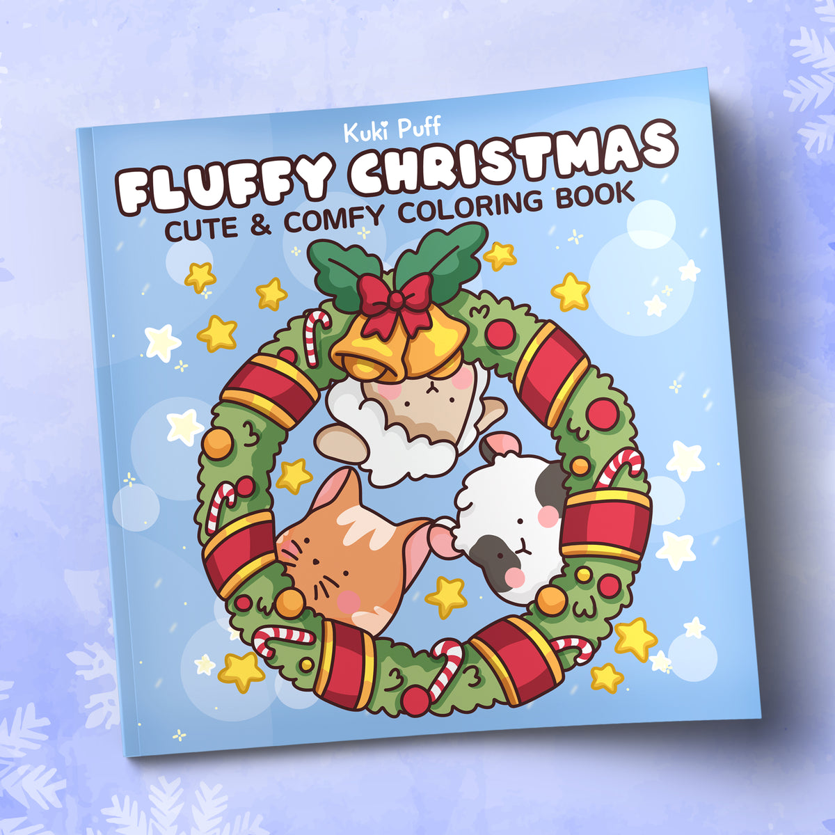 Fluffy Christmas Coloring Book by Kuki Puff – Kuki Puff Coloring Books