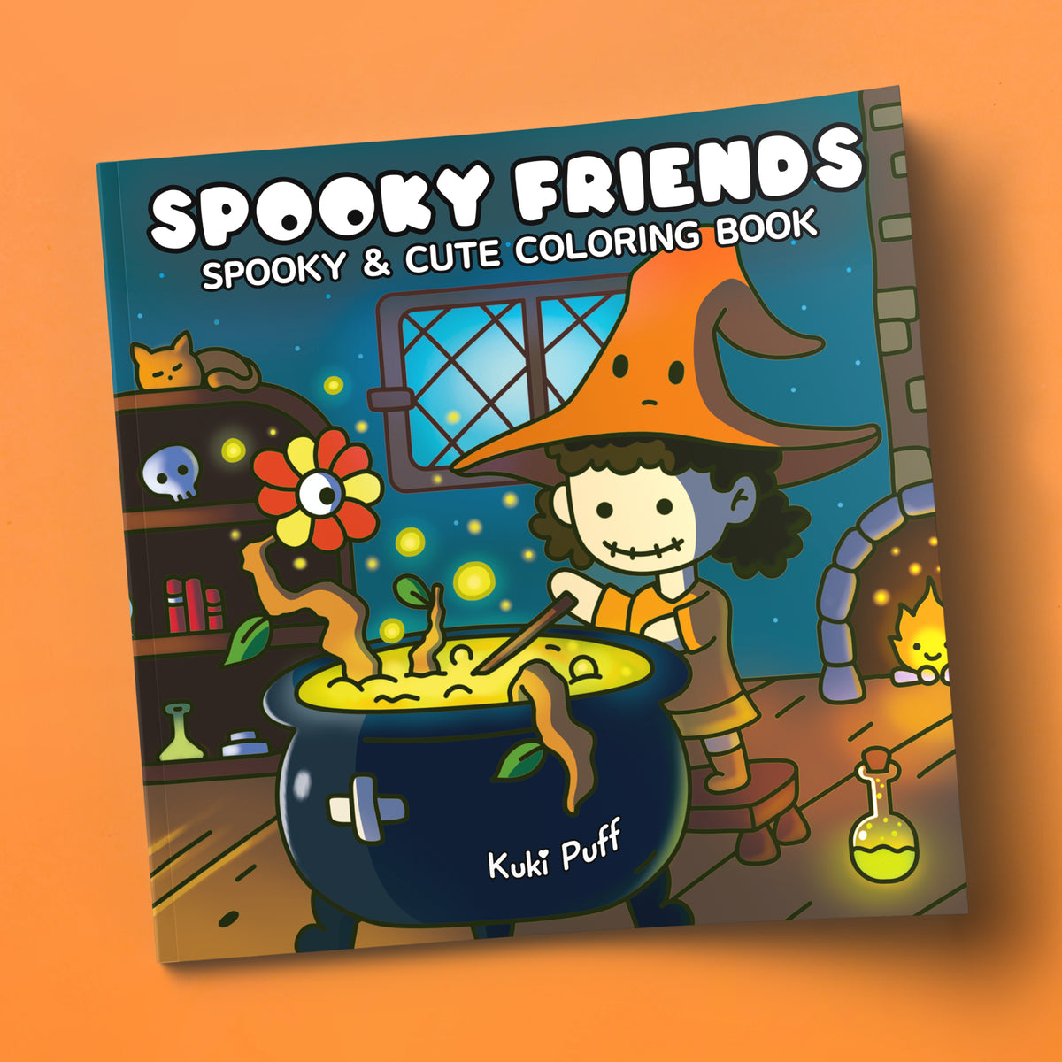 Spooky Friends Coloring Book by Kuki Puff – Kuki Puff Coloring Books